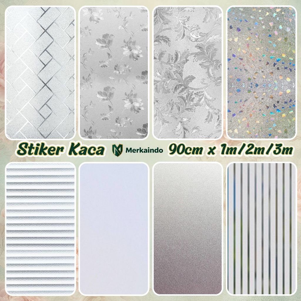 Jual 90cmx300cm Stiker Kaca Jendela/Stiker Kaca Premium Hologram ...