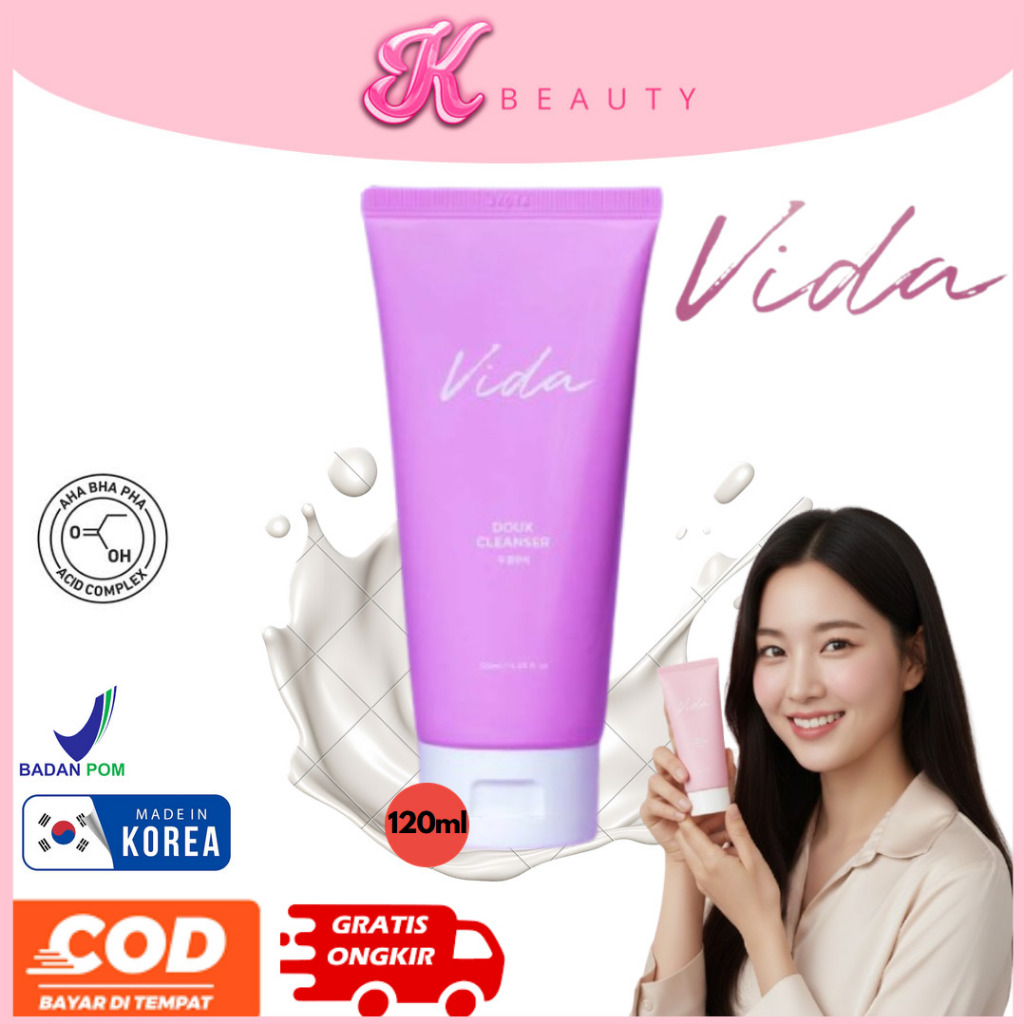 Jual VIDA Doux Cleanser 120ml Made in Korea Pembersih Wajah dengan ...