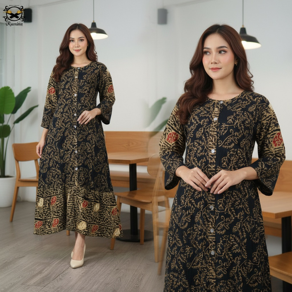 Jual RUMINA (LD 120 PB 135)Sackdress Maura ARIMBI Model Klok Lebar ...