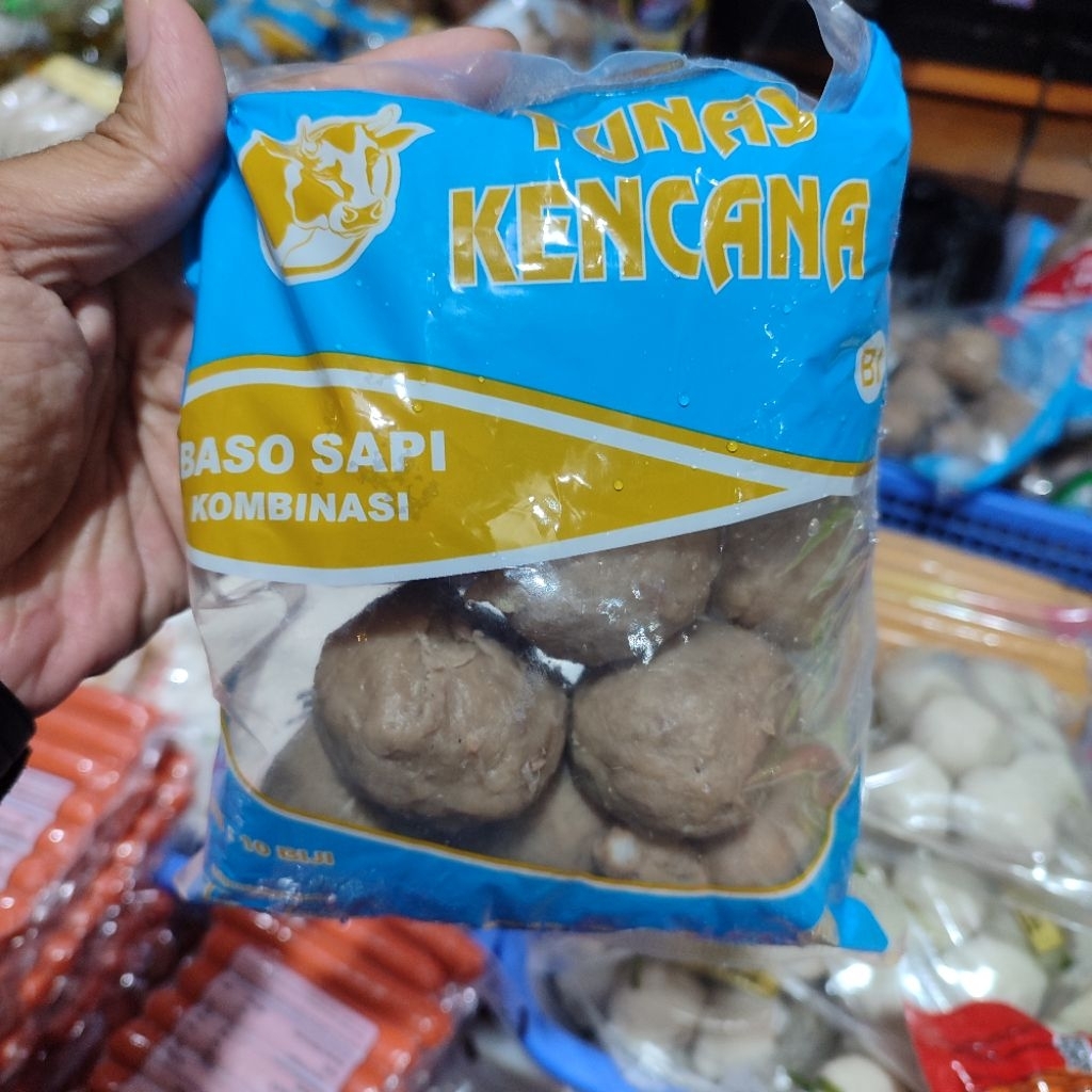 Jual Bakso sapi Kencana isi 15 biji ukuran sedang | Shopee Indonesia