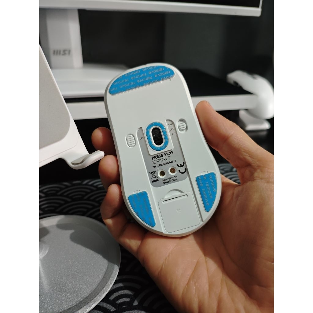 Jual Mouse Pressplay Spirit Warna Putih (Baca Deskripsi) | Shopee Indonesia