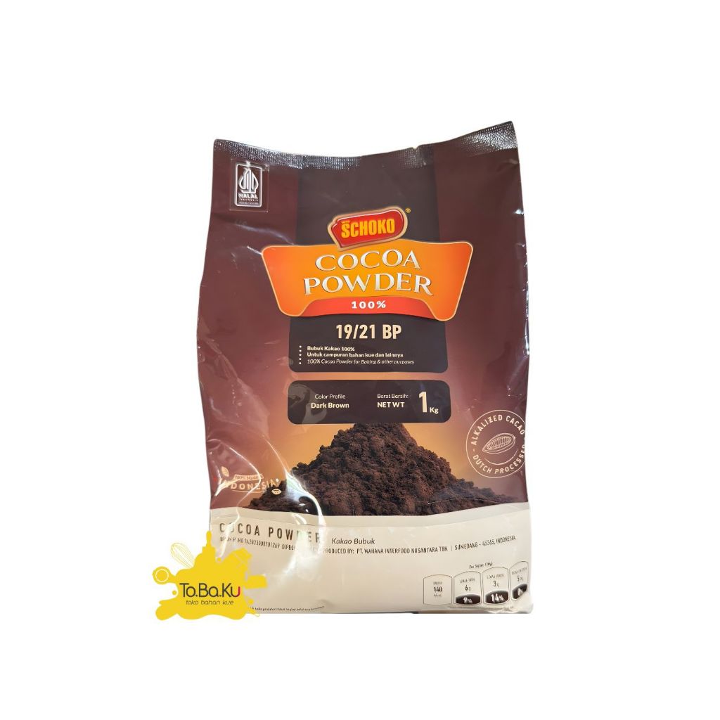 Jual Schoko Cocoa Powder 19/21 BP 1Kg | Shopee Indonesia