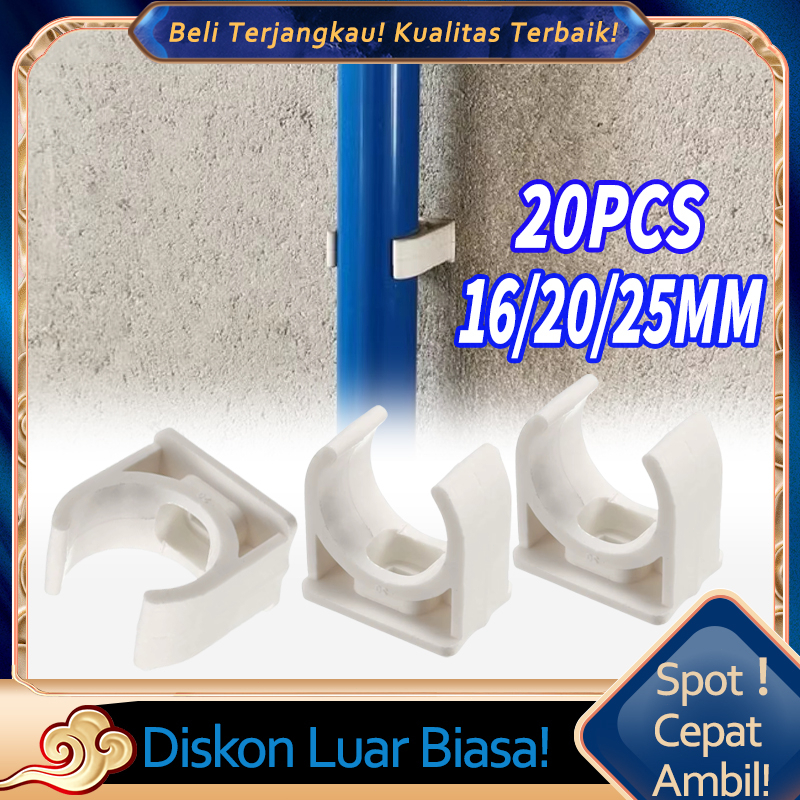 Jual 20Pcs Klem Pipa PVC / Clamp Pipa Arrow 16mm/20mm/25mm | Shopee ...