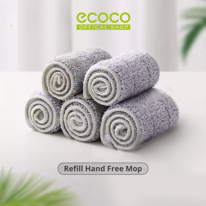 Jual ECOCO Refill Hand Free Mop - Refil Pel Pel Datar Pengganti Kain ...