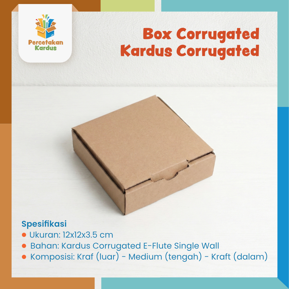 Jual Kardus Corrugated 12x12x3.5 CM | Die Cut | Kotak Karton | Box ...