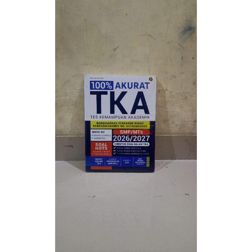 Jual TKA akurat 100 tes kemampuan akademik smp/mts 2026 - 2027 | Shopee ...