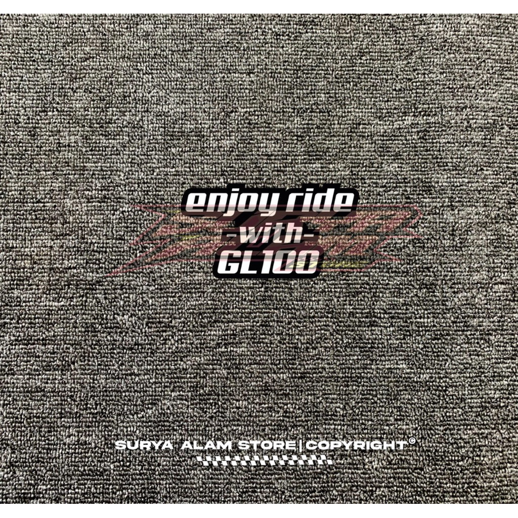 Jual Stiker Cutting Enjoy Ride With Gl 100 | Shopee Indonesia