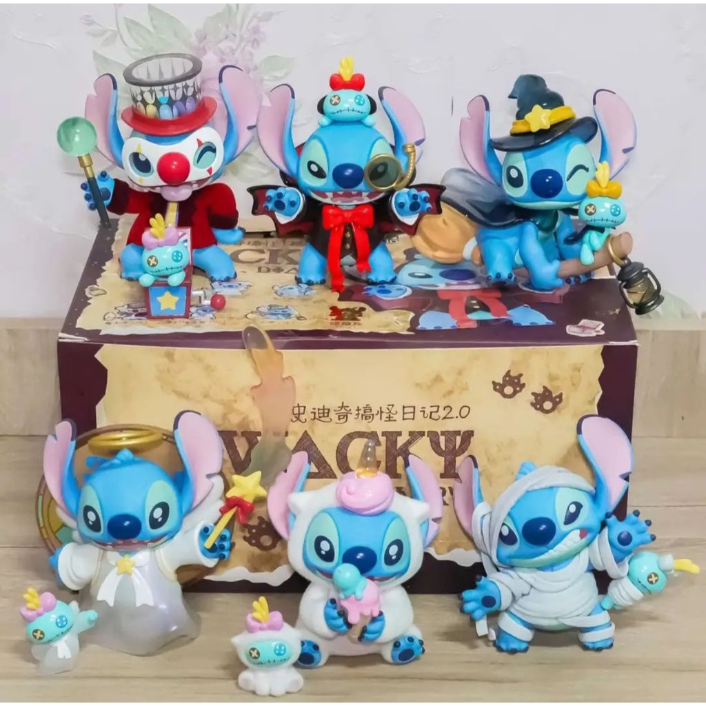 Jual Blind Box Stitch Series Wacky Diary and Pillow Fight | Shopee ...