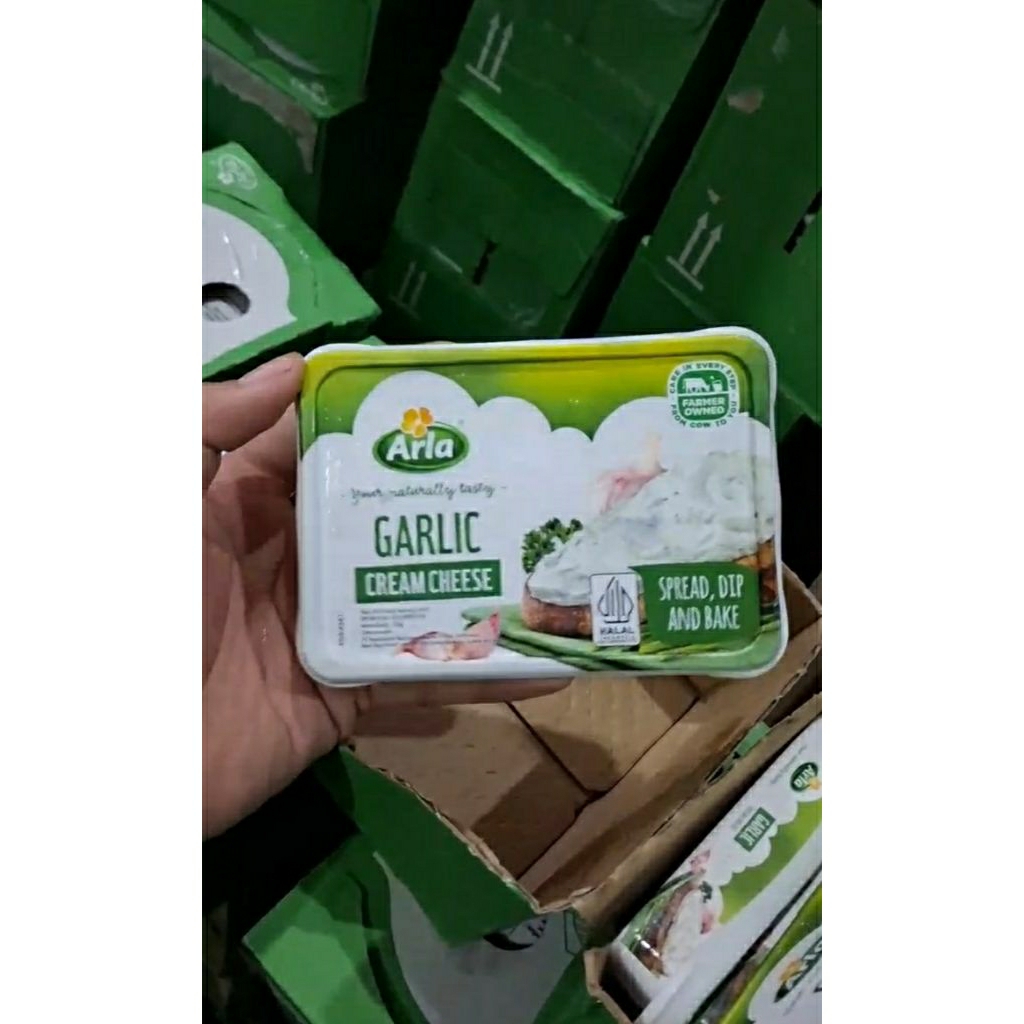 Jual Arla Garlic Cream Cheese 150g | Shopee Indonesia