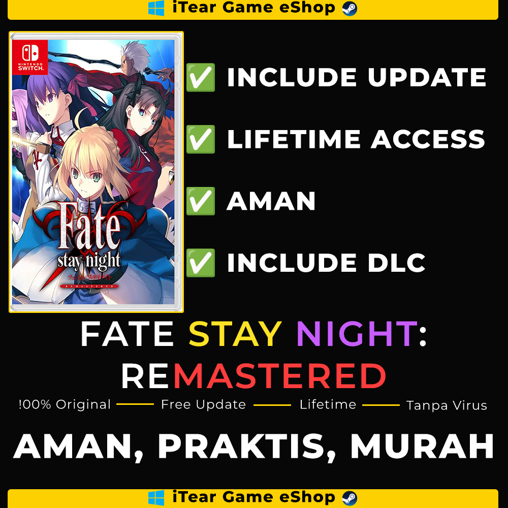 Jual Fate/Stay Night: Remastered Full Update & DLC + Emulator ...