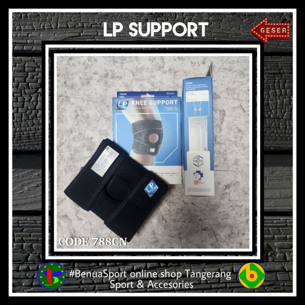 Jual Deker kaki knee open pathela LP support 788 original taiwan ...