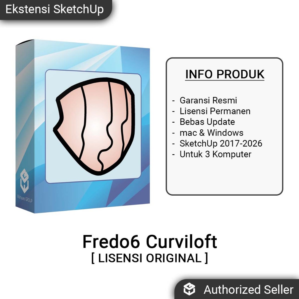 Jual Fredo6 Curviloft Ekstensi SketchUp Lisensi ORIGINAL RESMI | Shopee ...