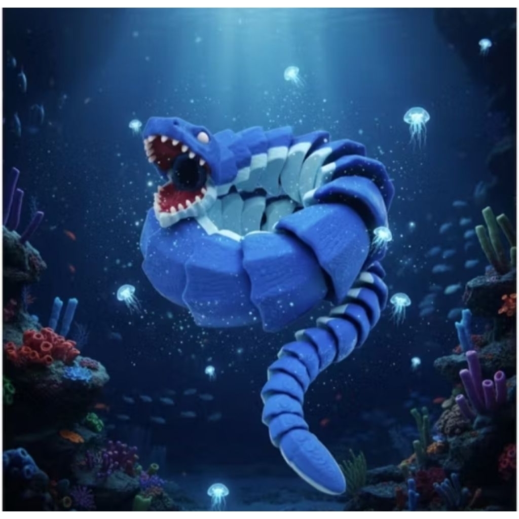 Jual Mianan Artikulasi SCP 3000 Sea Searpen Monster Laut Kaiju Misuh ...