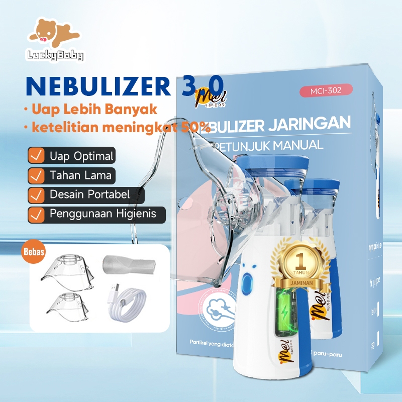 Jual MCI Nebulizer Portable Mesh Alat Terapi Pernapasan Portable ...