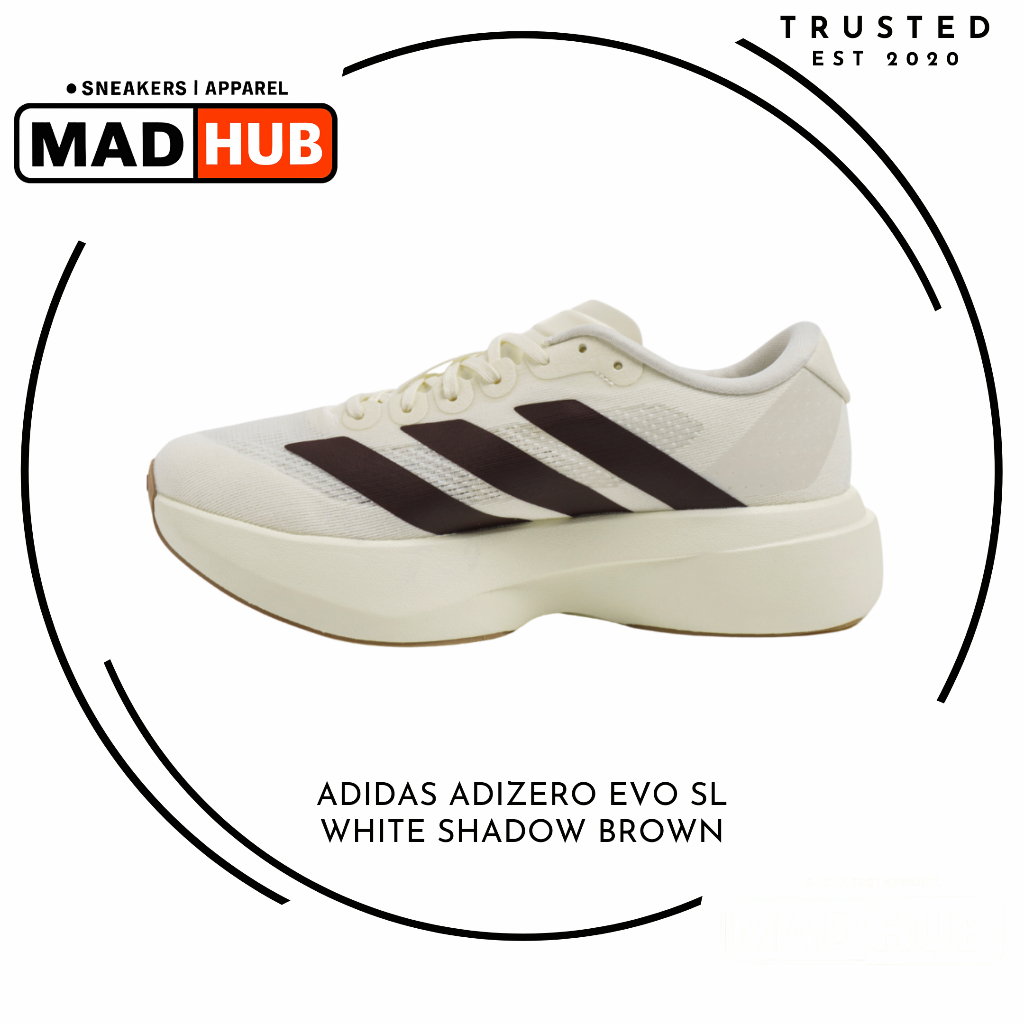 Jual adidas Adizero Evo SL White Shadow Brown | Shopee Indonesia