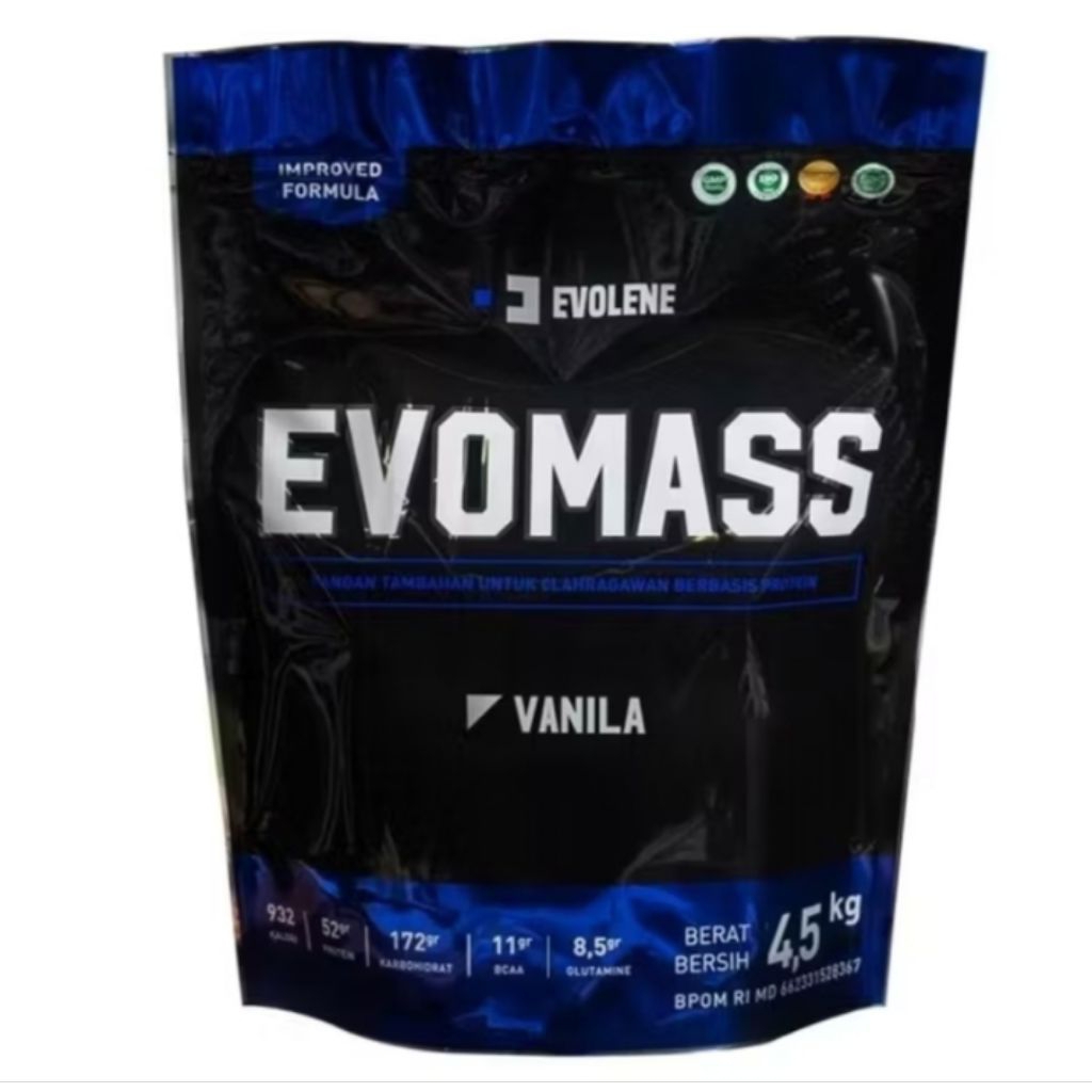 Jual Evolene Evomass Gainer 10Lbs 4,5 kg | Shopee Indonesia