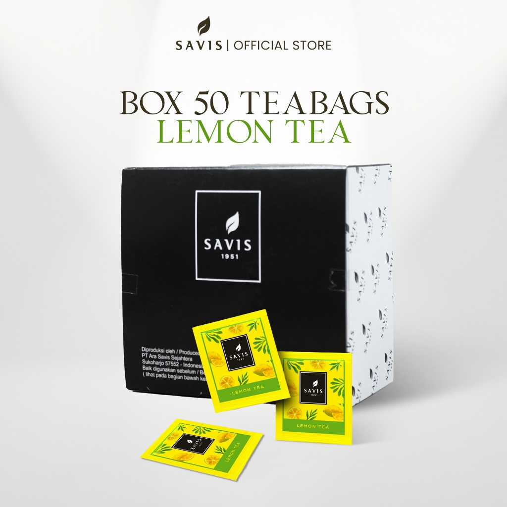 Jual SAVIS TEA LEMON TEABAG 50 | Shopee Indonesia