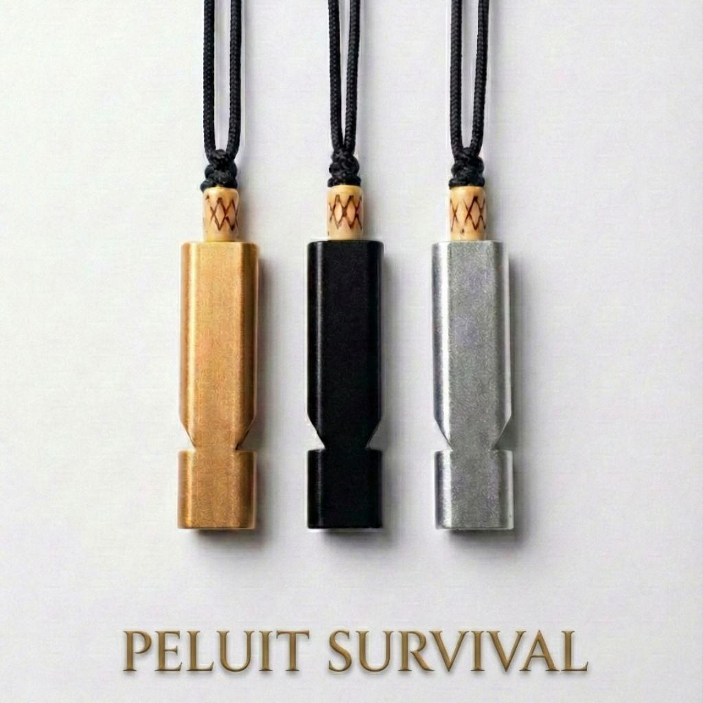 Jual Kalung Peluit Pluit Aluminium Mini EDC Hiking Camping Survival ...