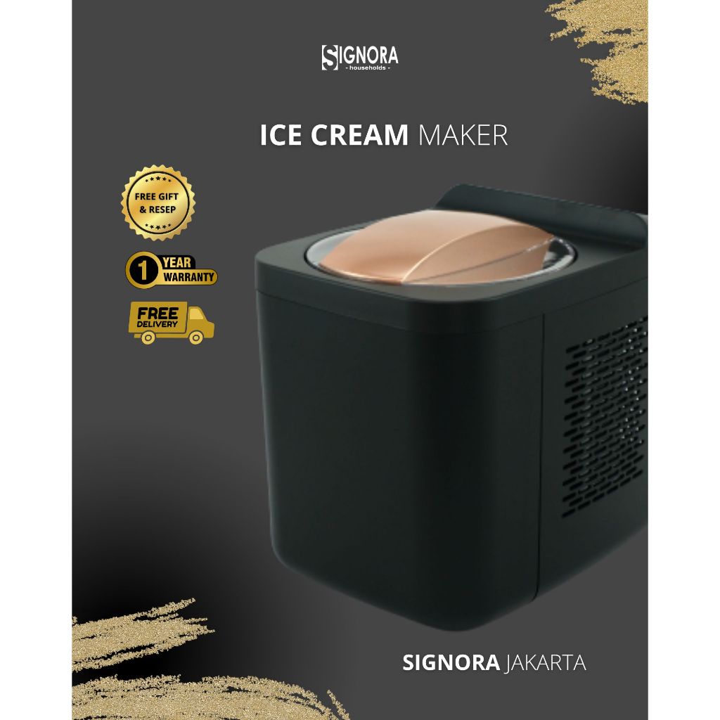 Jual SIGNORA - Ice cream maker Kapasitas 1 Lt | Shopee Indonesia