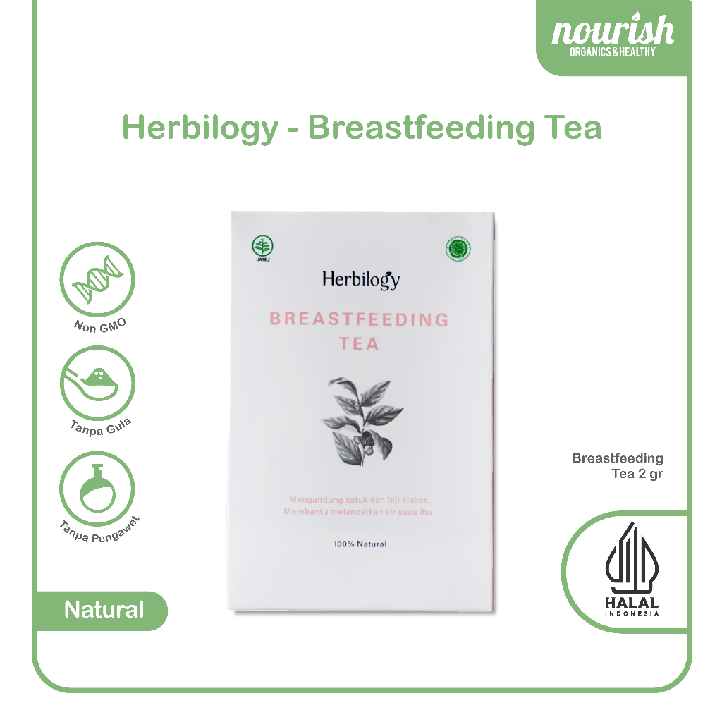 Jual Herbilogy, Breastfeeding Tea for Breastmilk Booster (ASI BOOSTER ...
