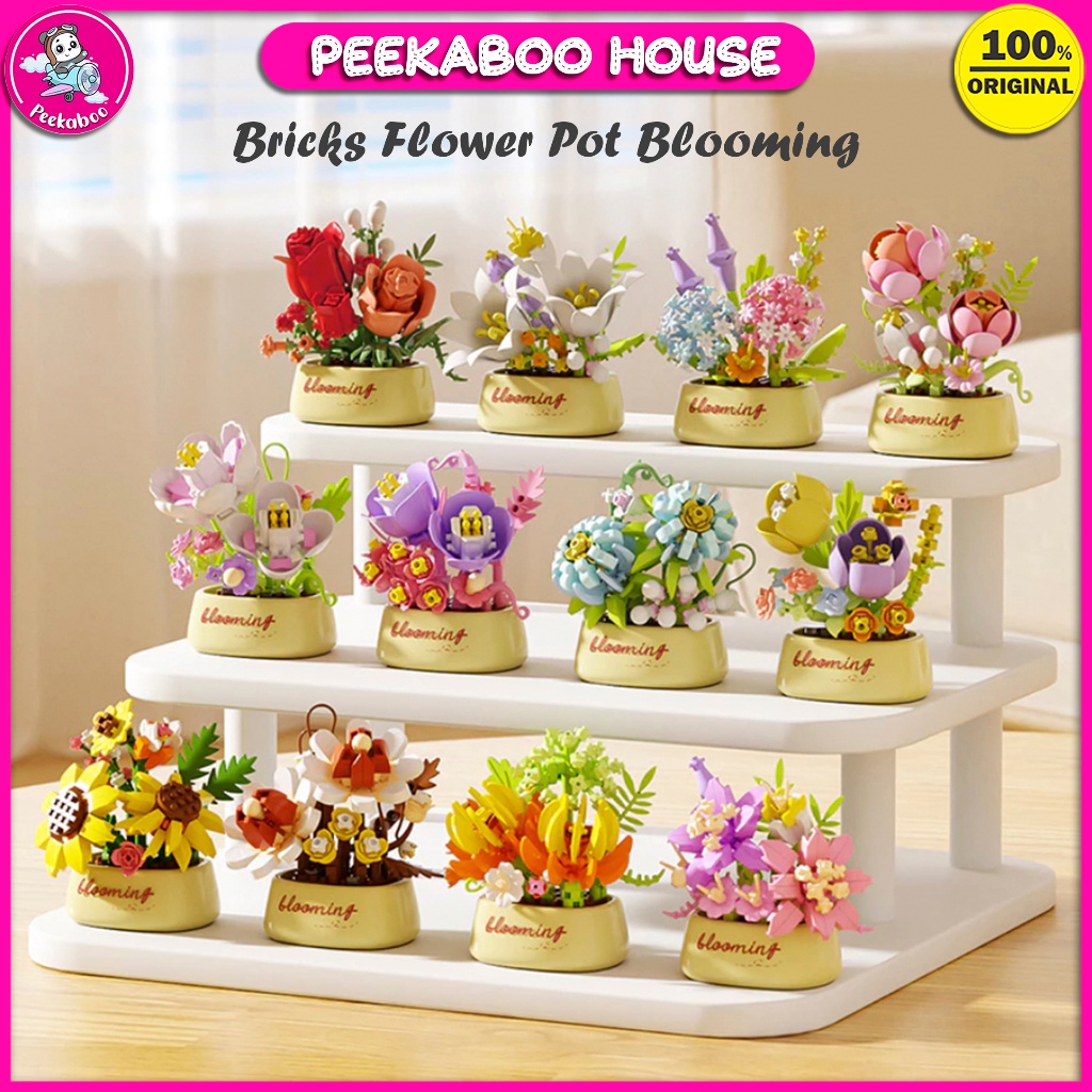 Jual Mainan Balok Susun Nano Block Anak DIY 3D Mini Toys Cute Bricks ...