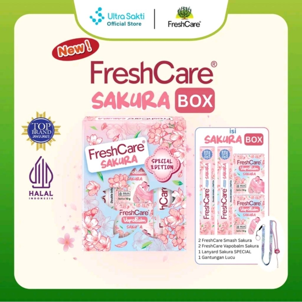 Jual Freshcare Sakura Box|Smash Sakura|Vapobalm Sakura Spesial Edition ...
