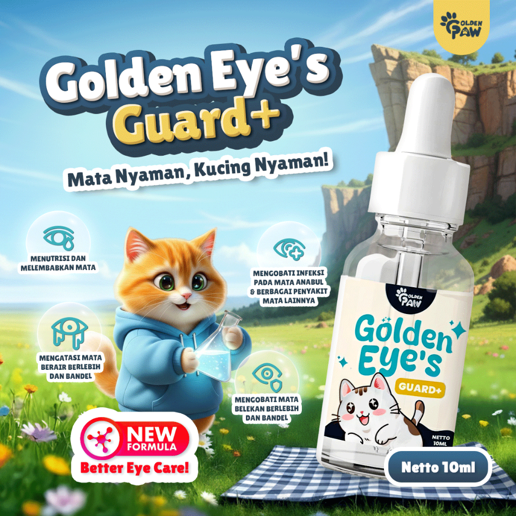 Jual Golden Paw Golden Eye's Guard+ Obat Tetes Mata 10ml Kucing Anti ...