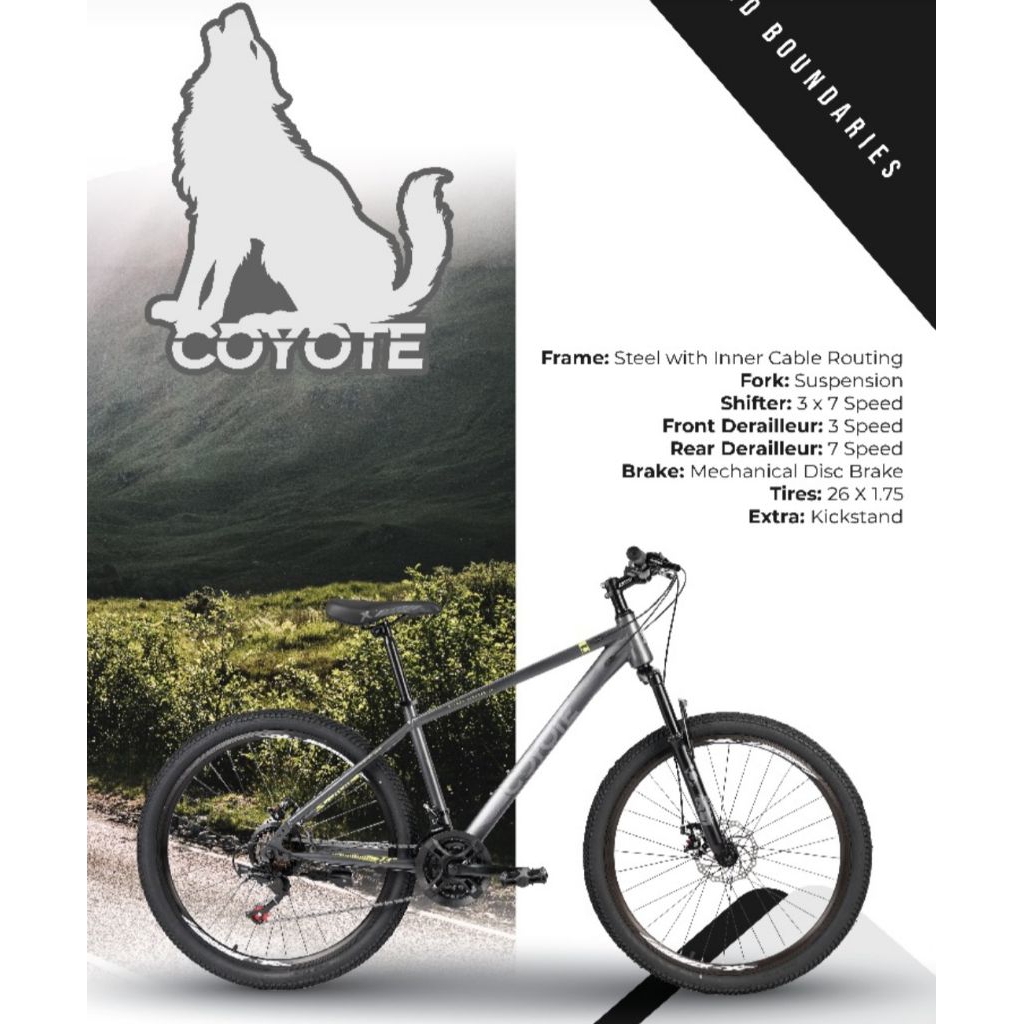 Jual SEPEDA MTB ELEMENT COYOTE 26 INCH NEW PROMO | Shopee Indonesia