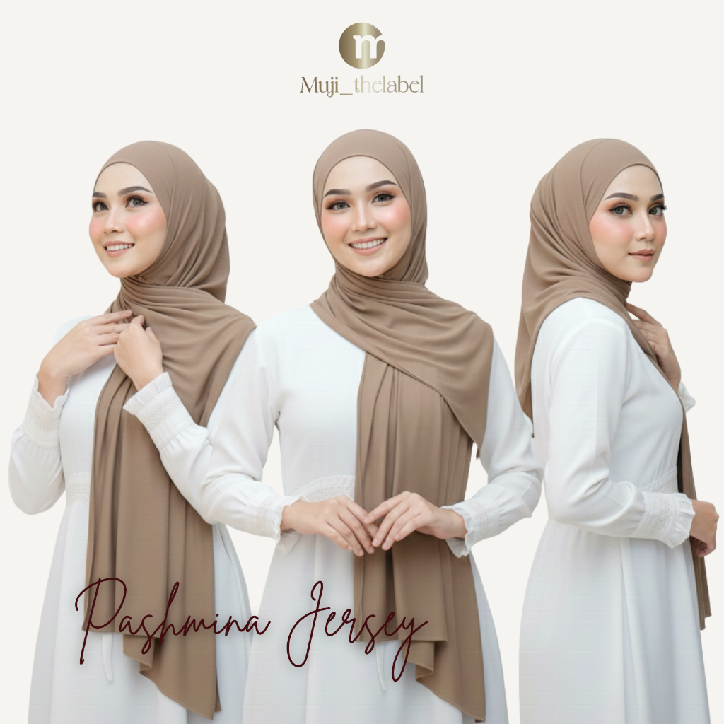 Jual pashmina kaos jersey premium/pasmina jersey meleyot | Shopee Indonesia
