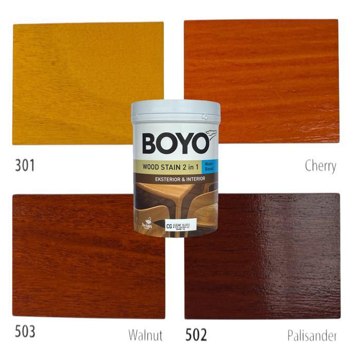 Jual Avian Boyo Wood Stain 2in 1 Cat Kayu Water Based 1Kg | Shopee ...