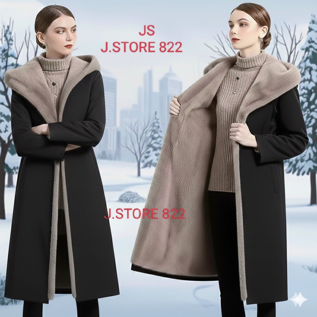 Jual J STORE822 || JAKET JEKET JACKET TEBAL MANTEL JUBAH PARKA PANJANG ...