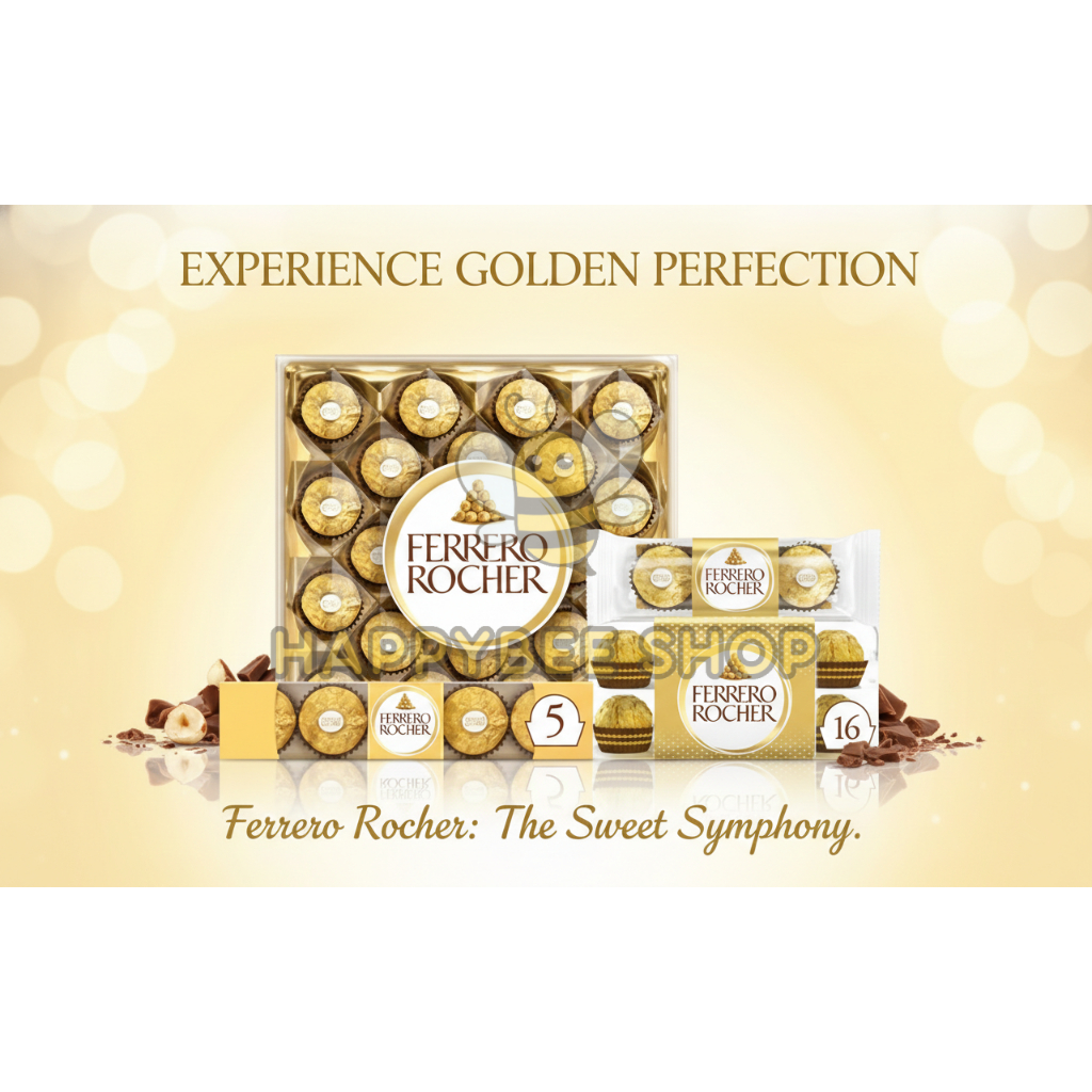 Jual Ferrero Rocher Premium Chocolate isi 3 Pcs | 5 Pcs | 16 Pcs | 24 ...