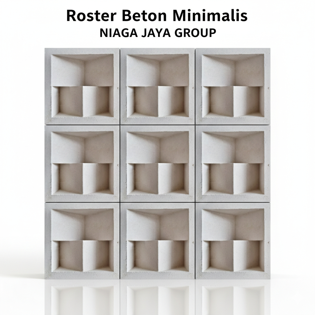 Jual Roster Beton Minimalis - Nako, Model Sesuai Dua Sisi, Ukuran 20 x ...