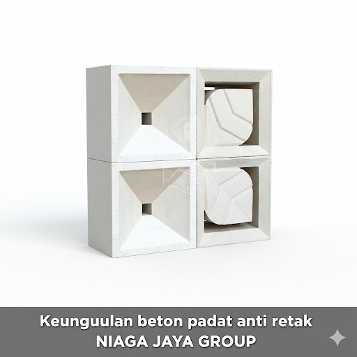 Jual Roster Beton Minimalis - Model Daun, Ukuran 20 x 20 | Loster Putih ...