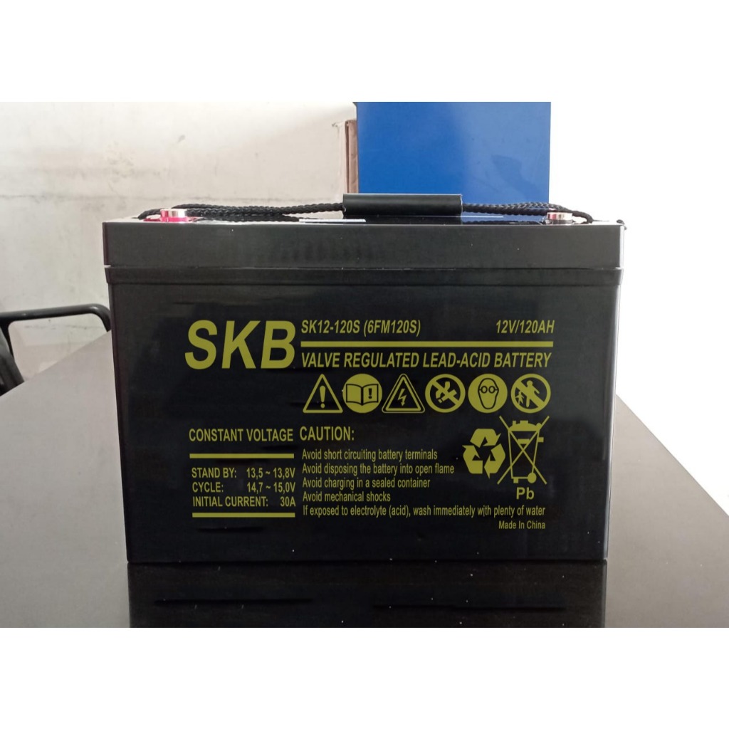 Jual Battery Aki Kering SKB 12v 120ah SK12-120S (6FM120S) | Shopee ...