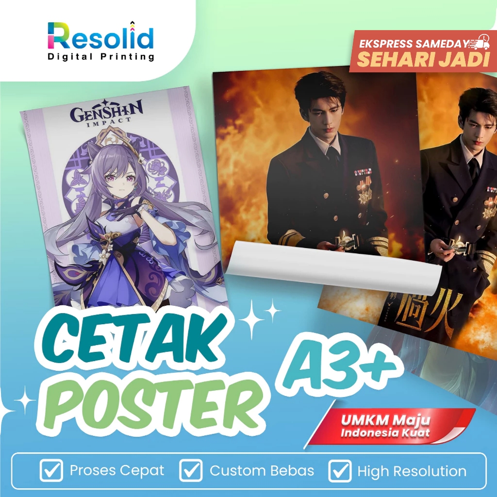 Jual CETAK POSTER A3+ SEHARI JADI | ART PAPER ART CARTON MATT PAPER ...