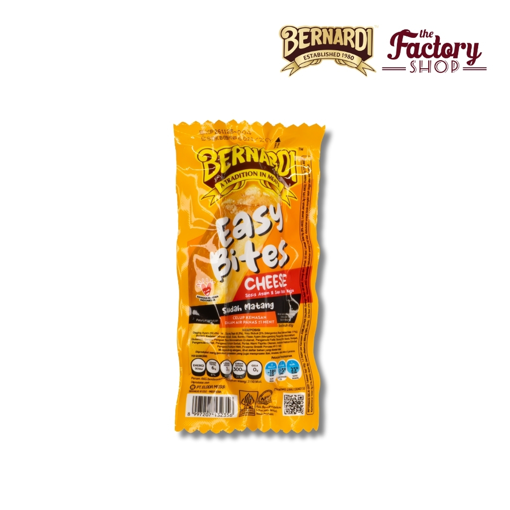 Jual BERNARDI EASY BITES CHEESE 65G (9912065102) | Shopee Indonesia