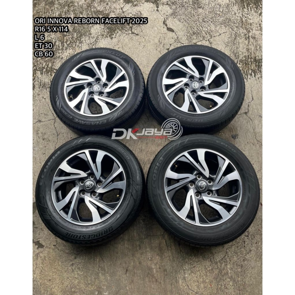 Jual VELG ORI INNOVA REBORN FACELIFT 2025 R16 5 X 114 (HARGA UNTUK 4PCS ...