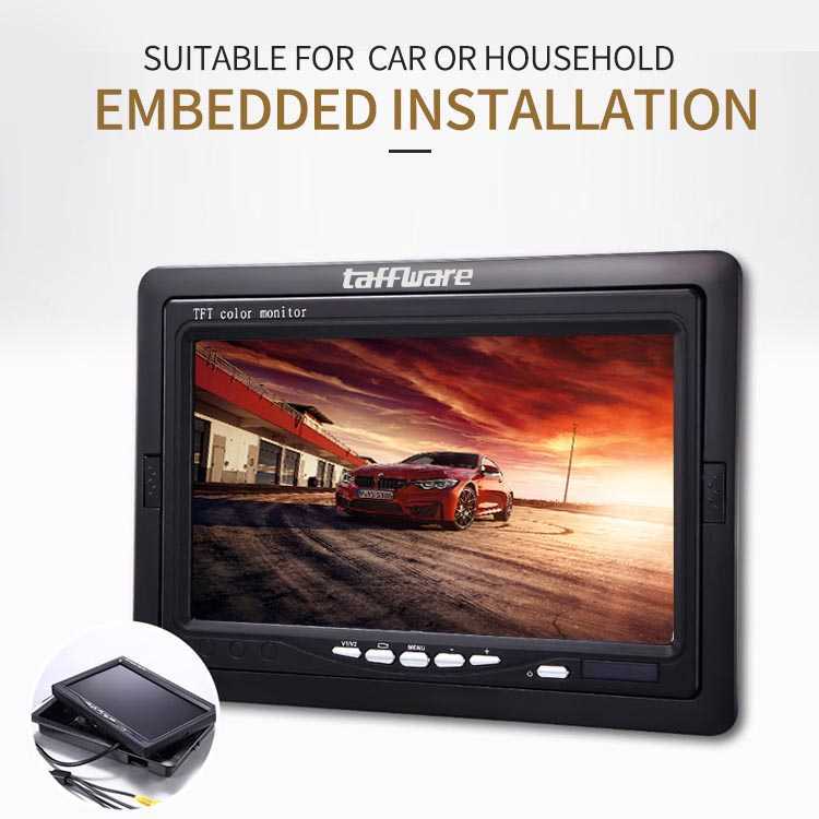 Jual Taffware Layar Monitor Mobil Car Digital Display TFT LCD 7 Inch ...
