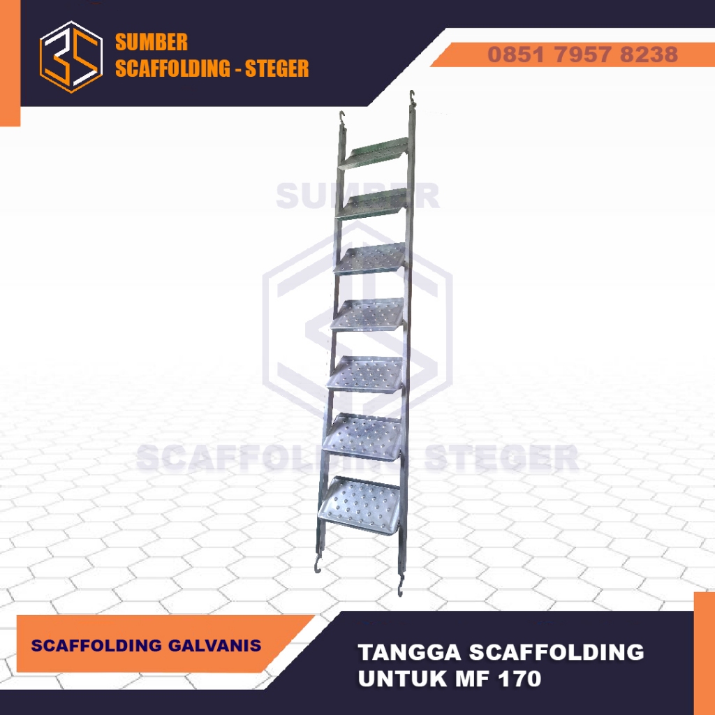 Jual Tangga/Stair Scaffolding - Steger Galvanis Main Frame 170 SNI-BARU ...