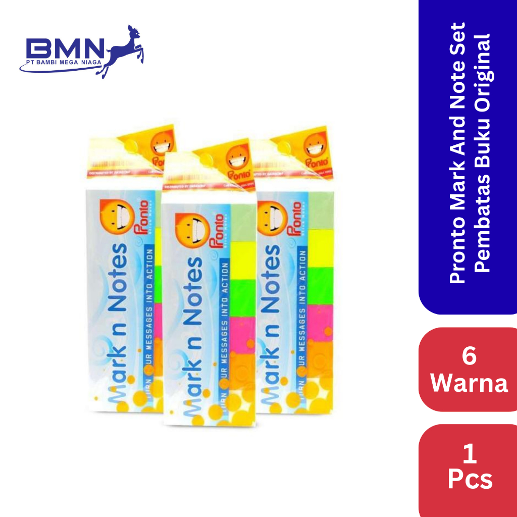 Jual Pronto Mark And Note Set Label Pembatas Buku Original | Shopee ...