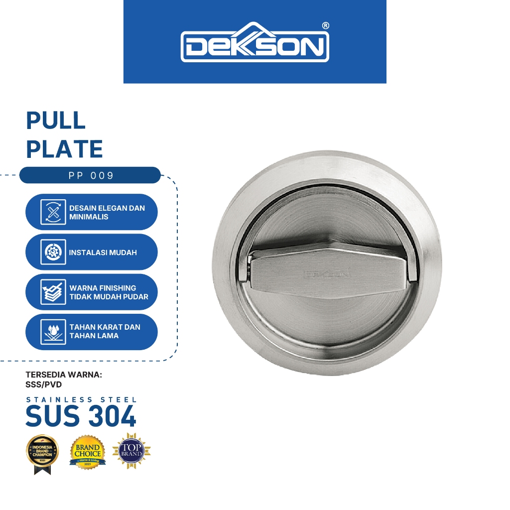 Jual DEKKSON Pull Plate Gagang Pintu Geser PP 009 | Shopee Indonesia