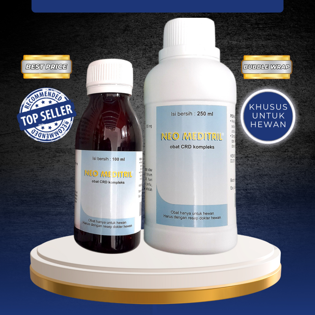 Jual NEO MEDITRIL ORAL 100 ML DAN 250 ML- Untuk CRD, Flu, Korisa dan ...