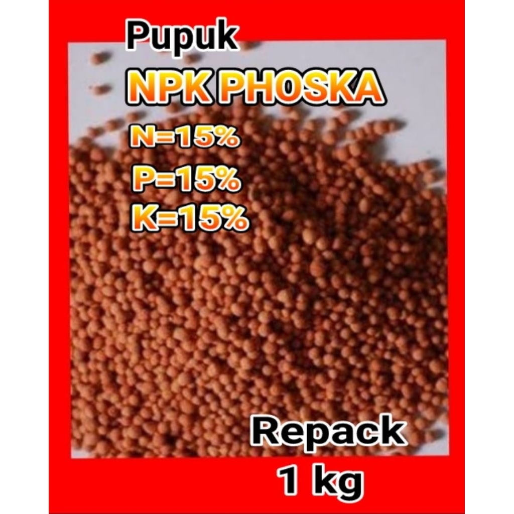 Jual Pupuk NPK PHOSKA 15-15-15 Repak 1 kg | Shopee Indonesia