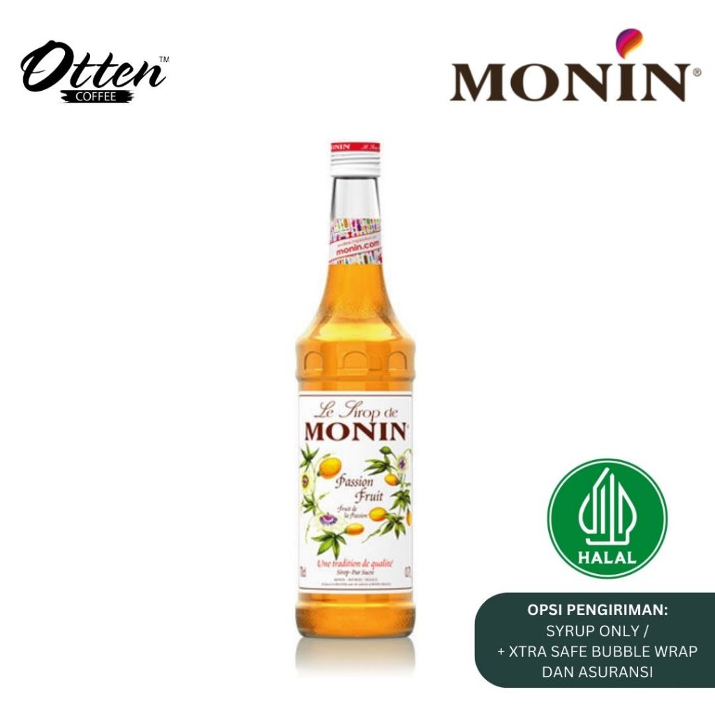 Jual Monin - Syrup Passion Fruit (700 ML) - Sirup Minuman Rasa Buah ...