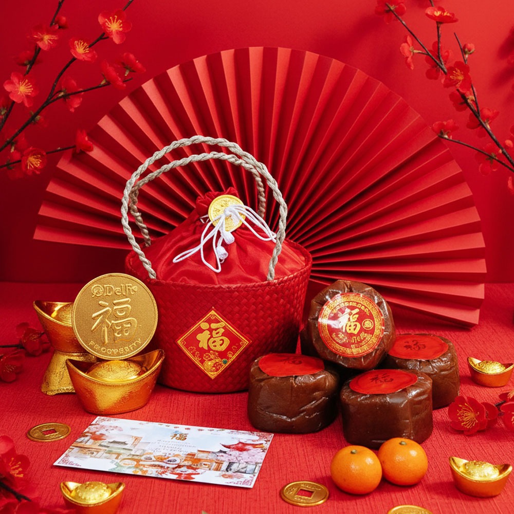 Jual CNY Hampers Red Fortune Parcel Imlek Premium Paket Sembahyang Kue ...