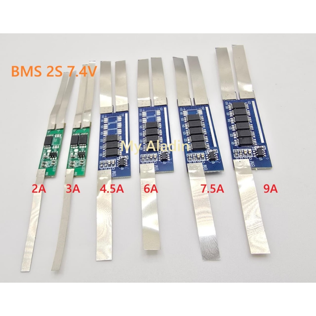 Jual BMS Modul 2S 7.4V 7.4volt Module Pelindung Baterai 18650 ...