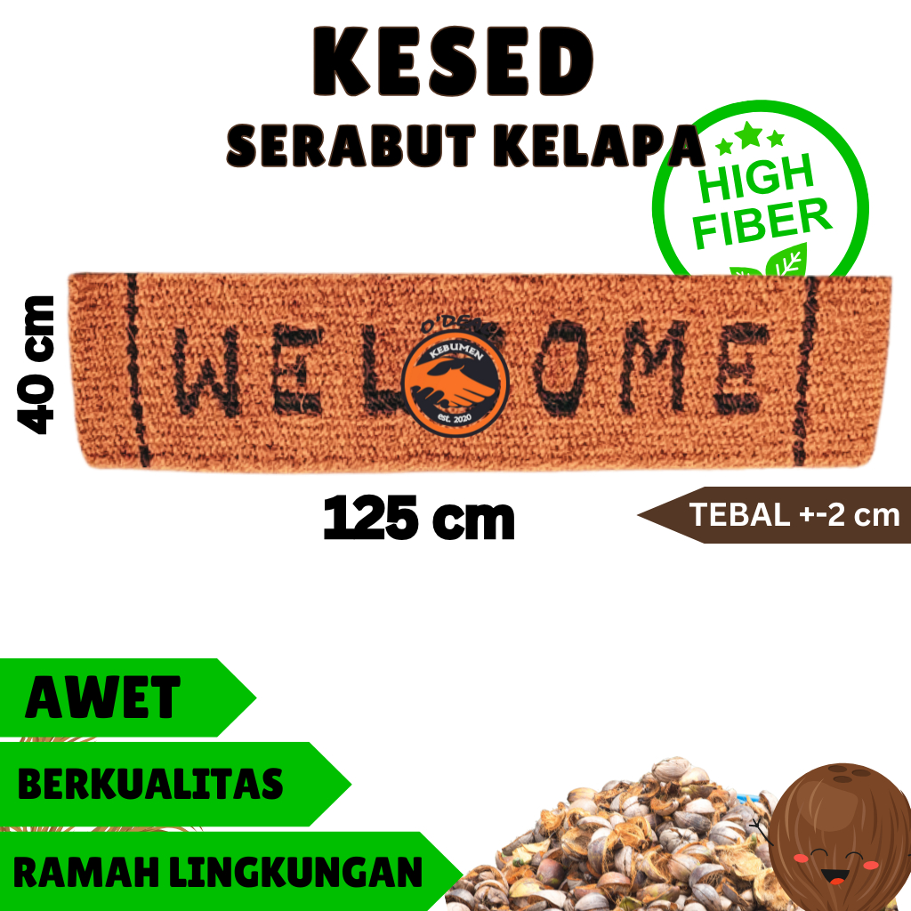 Jual Keset Serabut Kelapa Ijuk Anti Ular 125x40x2cm | Shopee Indonesia