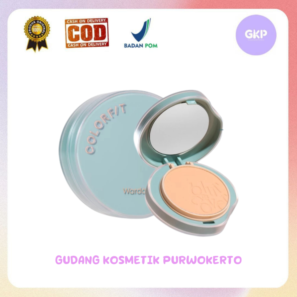 Jual Wardah Colorfit Velvet Powder Foundation Two Way Cake - TWC Medium ...