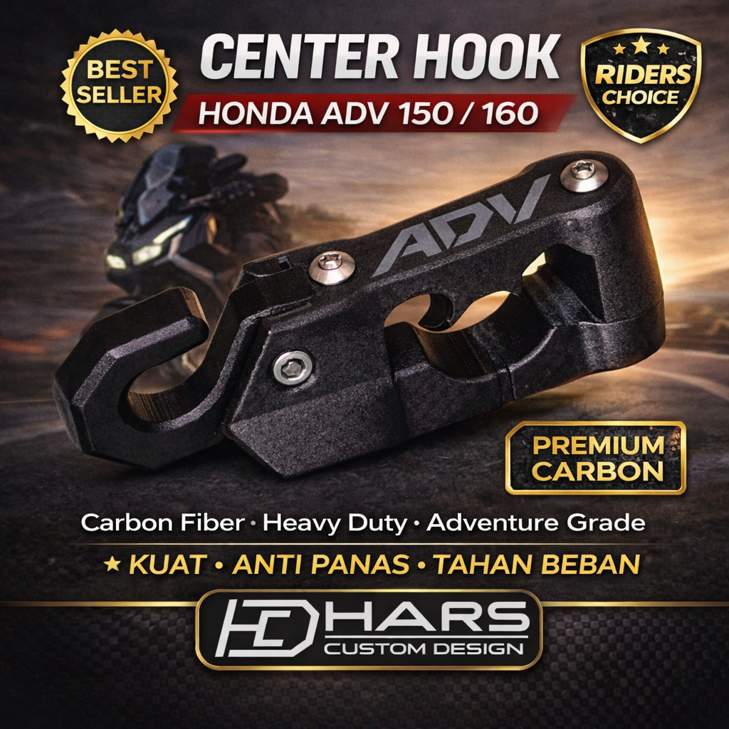 Jual Center Hook Gantungan Honda ADV 160 / Roadsync / 150 Carbon Fiber ...